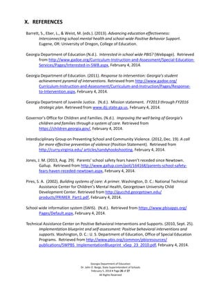 GaDOE PBIS Strategic Plan | PDF