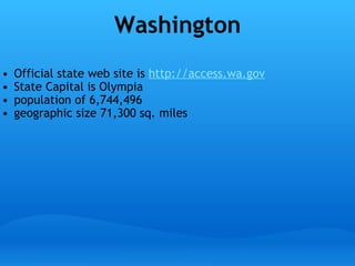 washington state | PPT