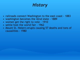 washington state | PPT