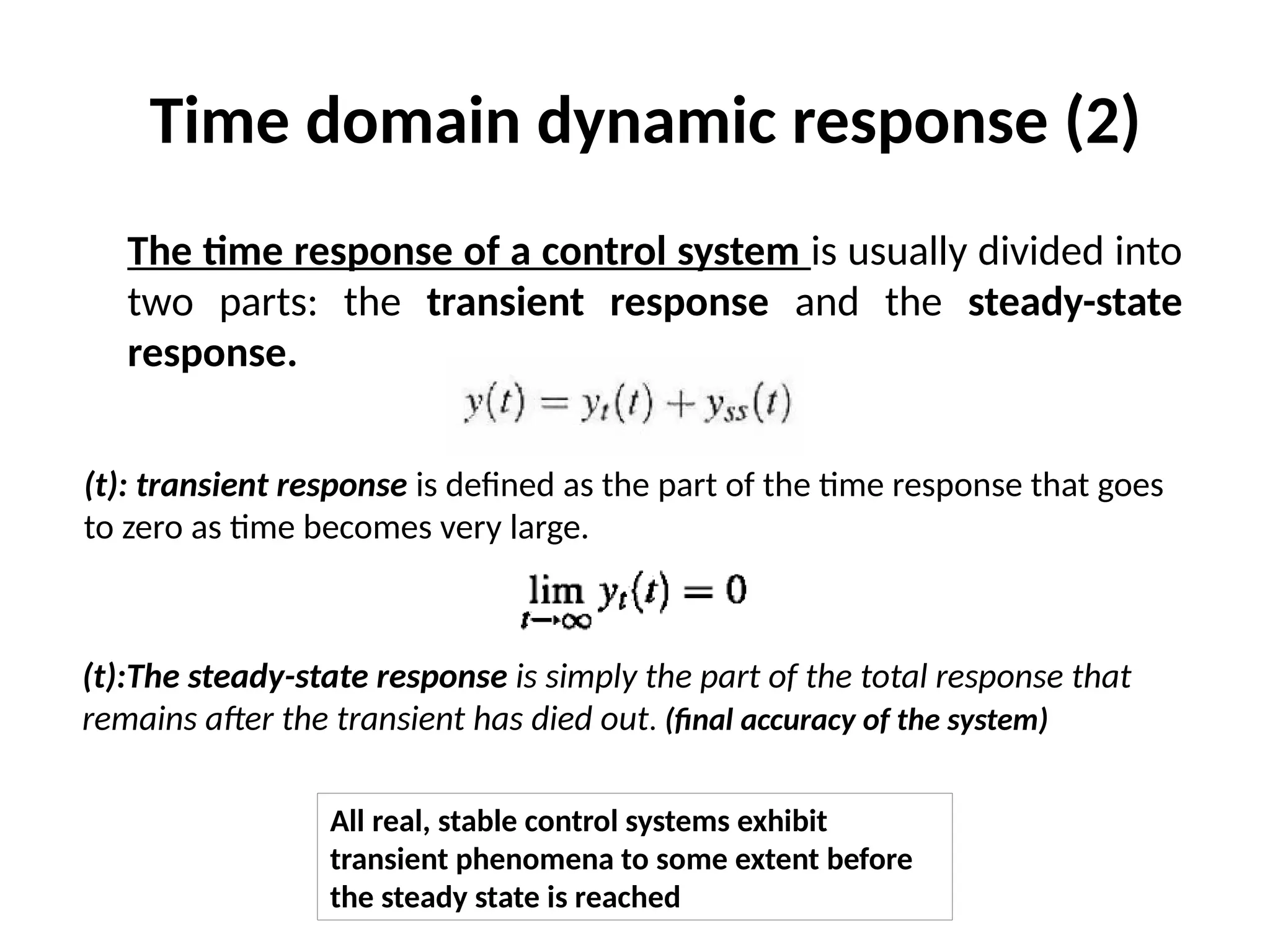 first order and second order controlsystem | PPTX
