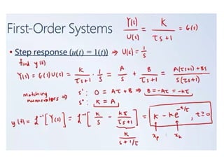 first order and second order controlsystem | PPTX