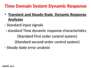 first order and second order controlsystem | PPTX | Operating Systems | Computer Software and ...