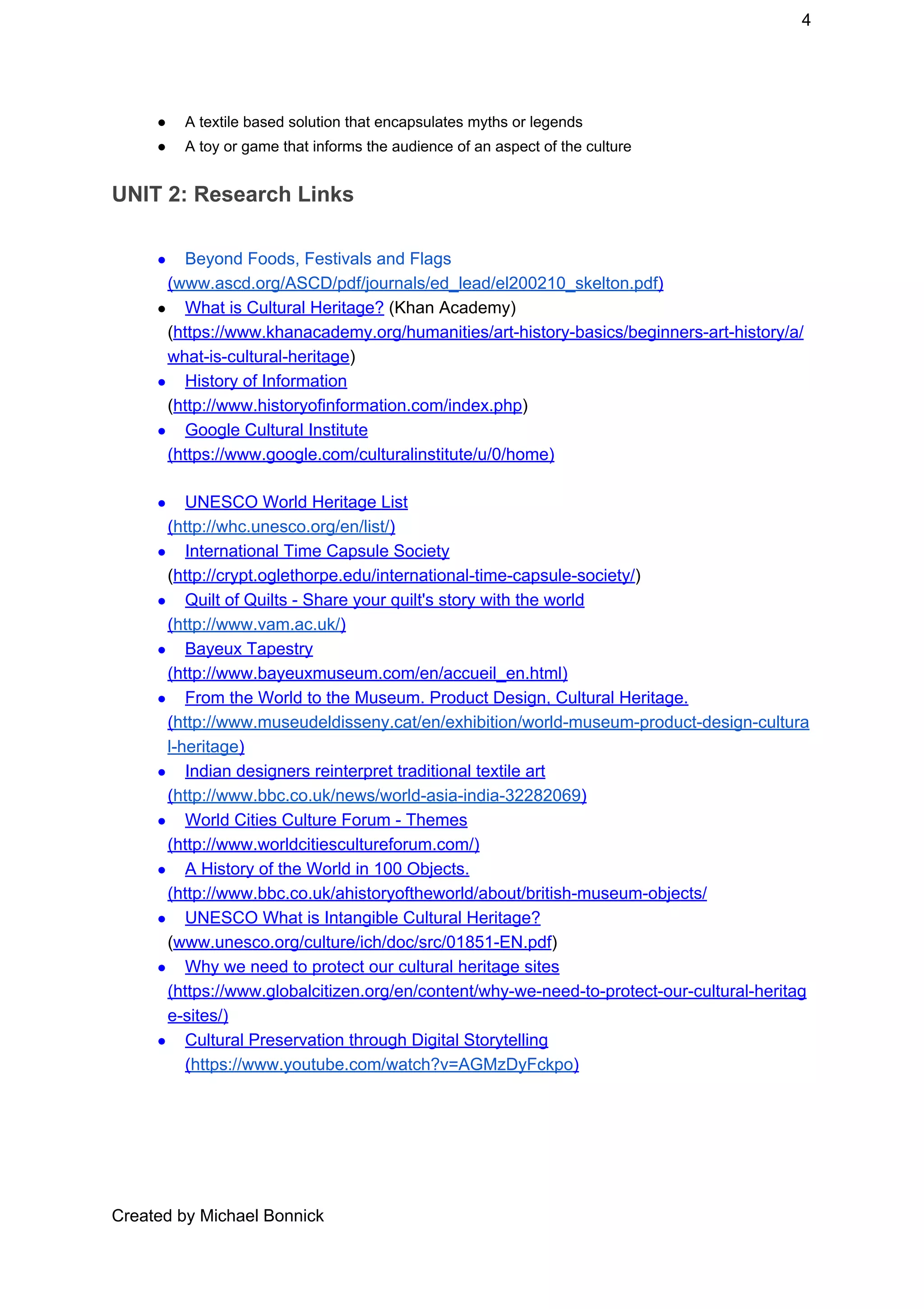 MYP Design Cycle Resource | PDF