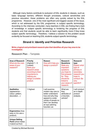 MYP Design Cycle Resource | PDF
