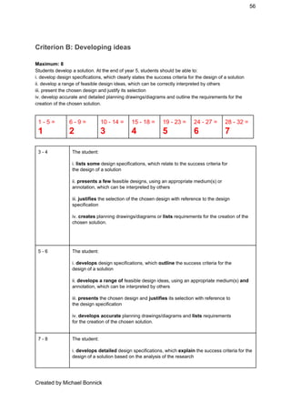 MYP Design Cycle Resource | PDF
