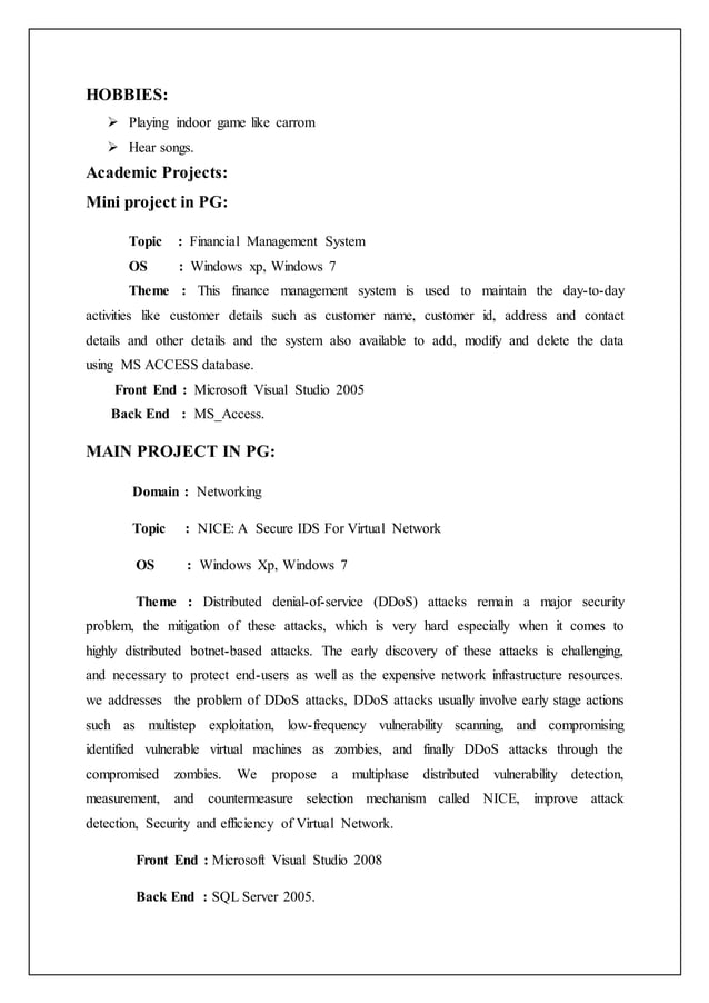 Karthik CV | DOCX