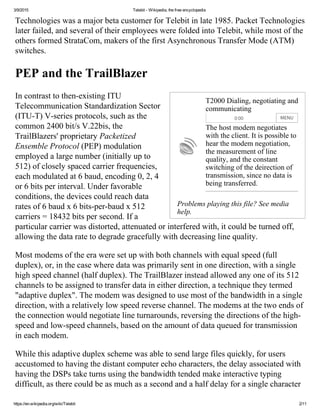 Telebit - Wikipedia, the free encyclopedia | PDF