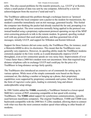 Telebit - Wikipedia, the free encyclopedia | PDF