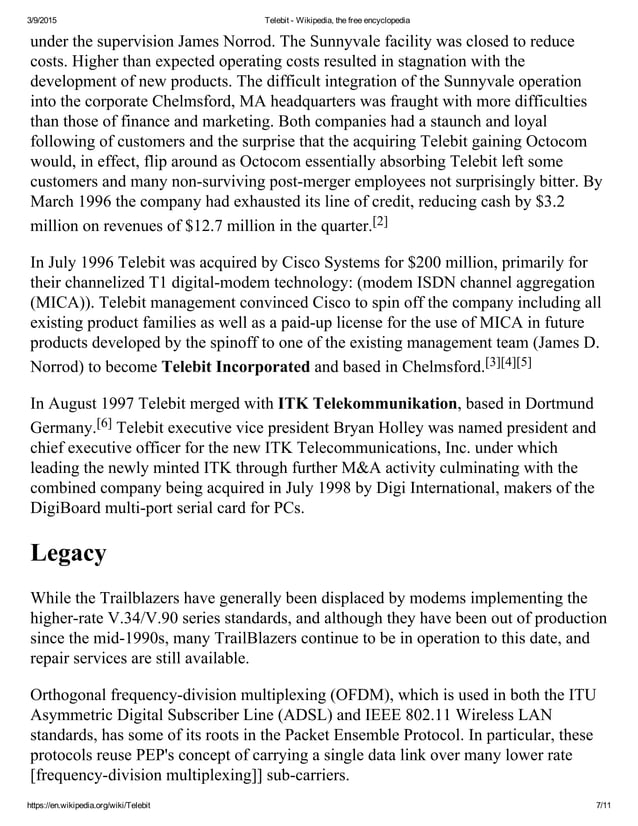 Telebit - Wikipedia, the free encyclopedia | PDF | Computer Networking ...