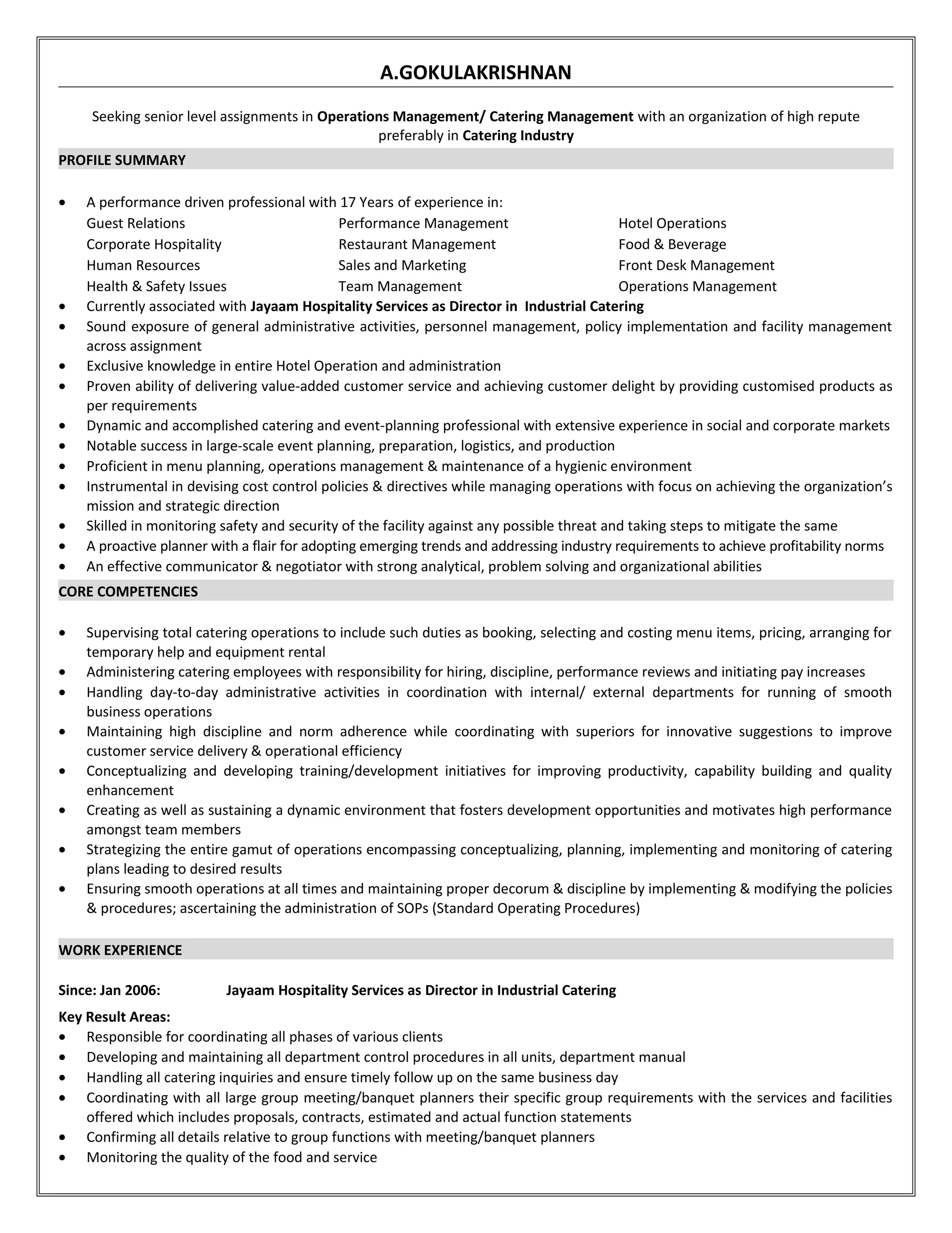 Gokul final Resume | PDF