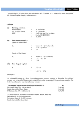 99700905 cost-of-capital-solved-problems | PDF