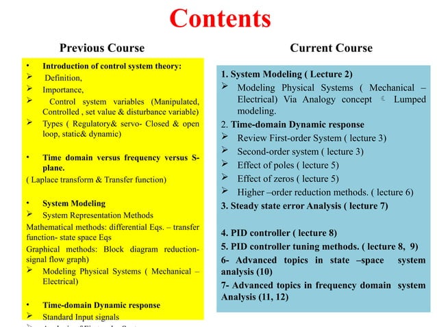 System Dynamics & control process- Lecture1 - part2.pptx | Free Download