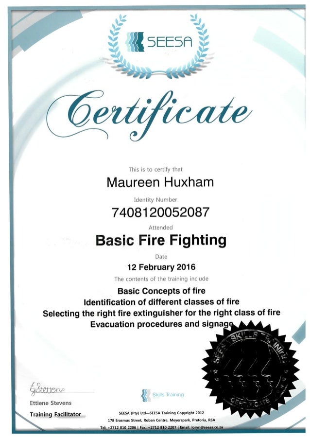 Basic Fire Fighting