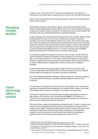 Leveraging Cloud-based Building Management Systems for Multi-site ...