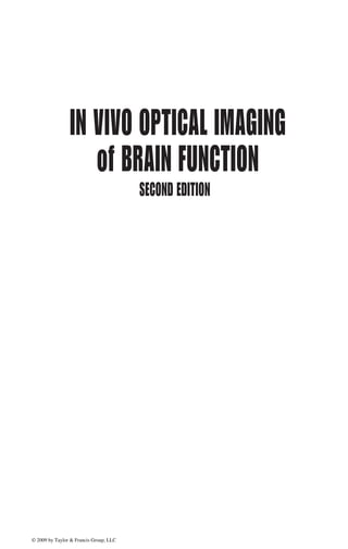 In Vivo Optical Imaging of Brain Function Second Edition Frontiers in ...
