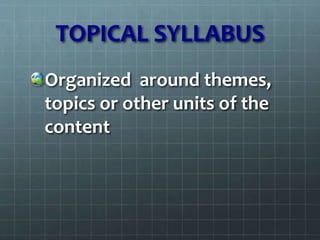 course and syllabus design | PPT | Homework and Study | Education