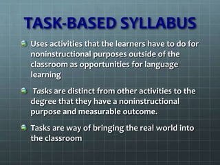 course and syllabus design | PPT | Homework and Study | Education