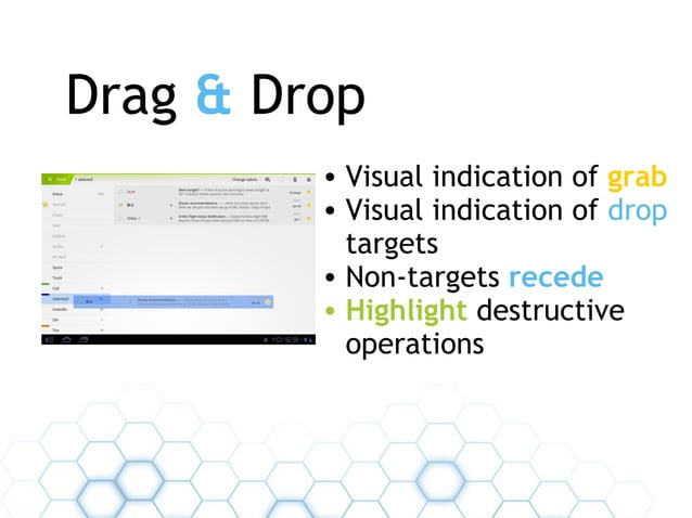 Honeycomb UI Patterns | PPT