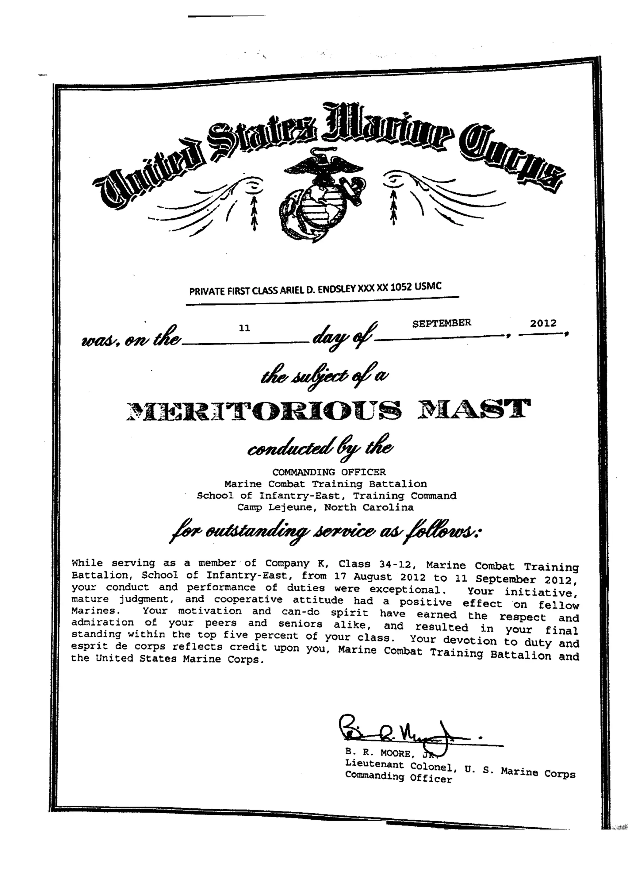 ariel endsley awards | PDF