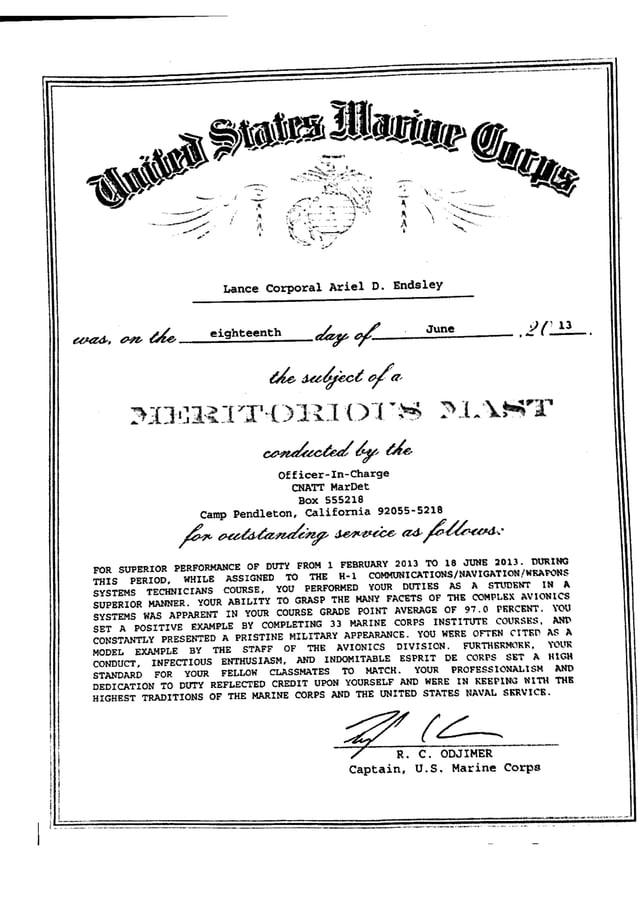 ariel endsley awards | PDF