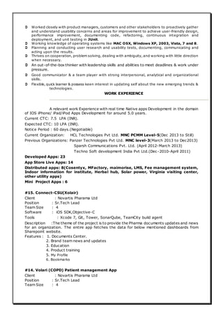 MADHAV_IOS_Profile_5.0 | PDF