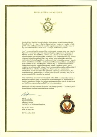 RAAF Reference XO | PDF