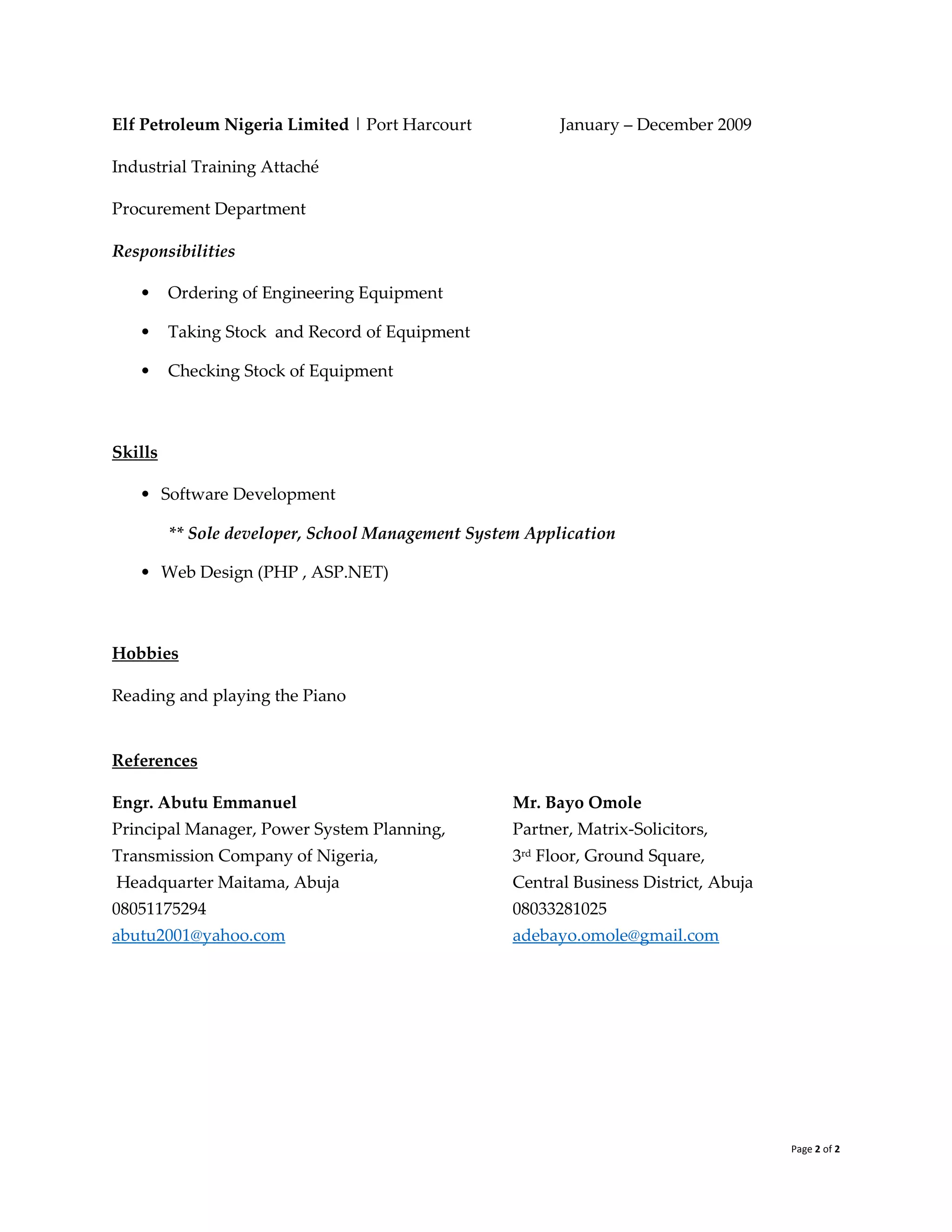 EMEDIONG EFFIONG ETUK_CV_0815_ | PDF