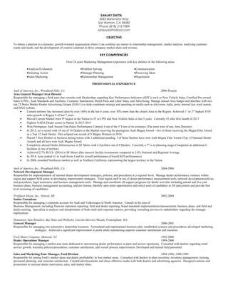 SANJAY DATTA Resume | DOC