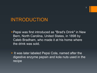 Pepsi Company | PPTX