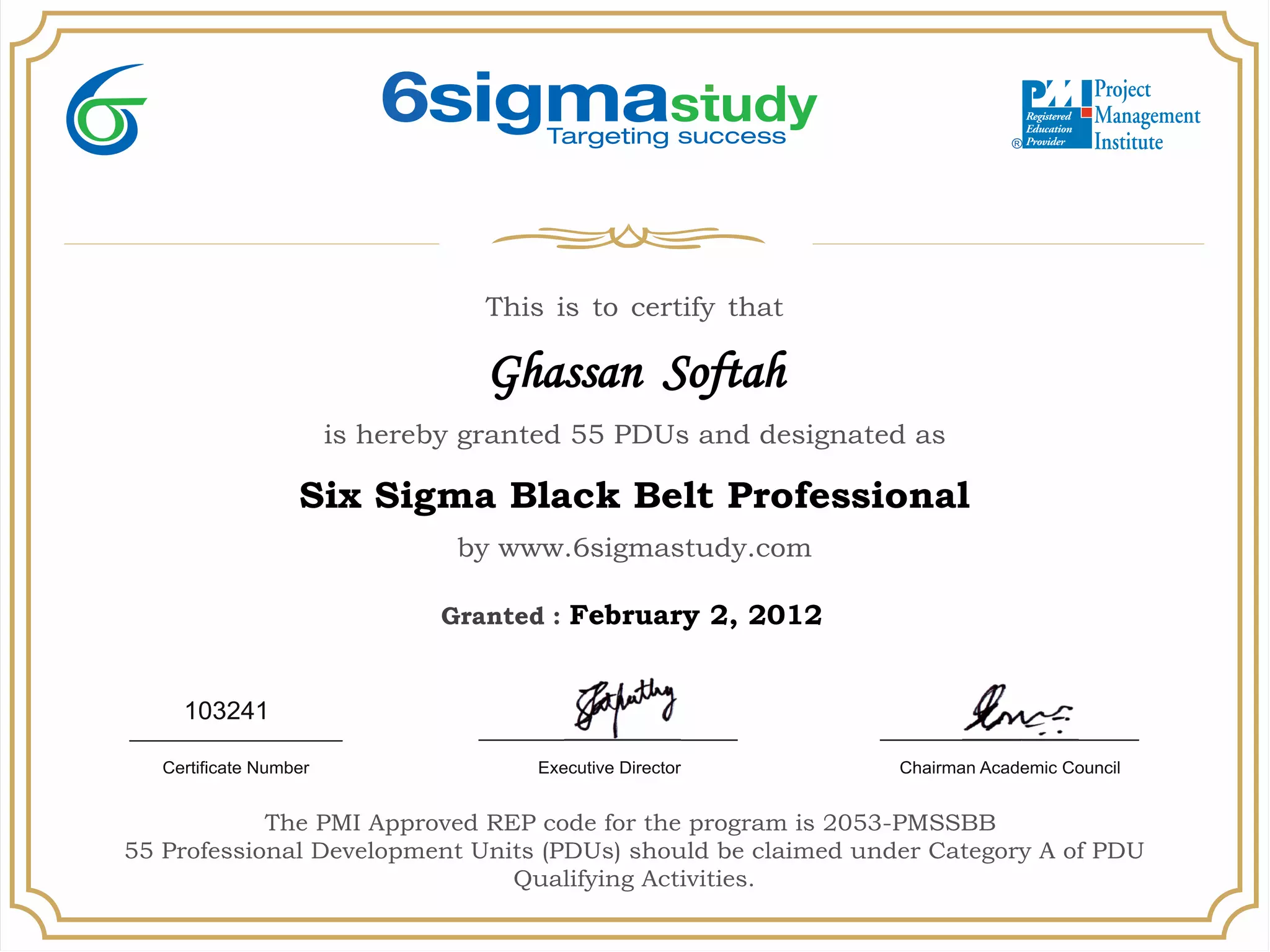 6Sigma Black belt | PDF
