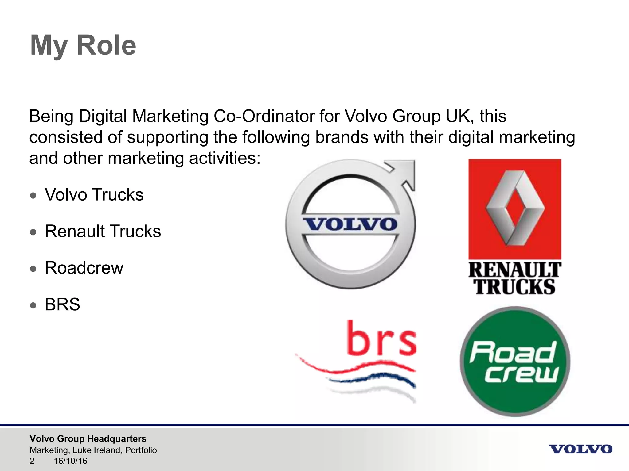 Volvo Group Portfolio | PPTX