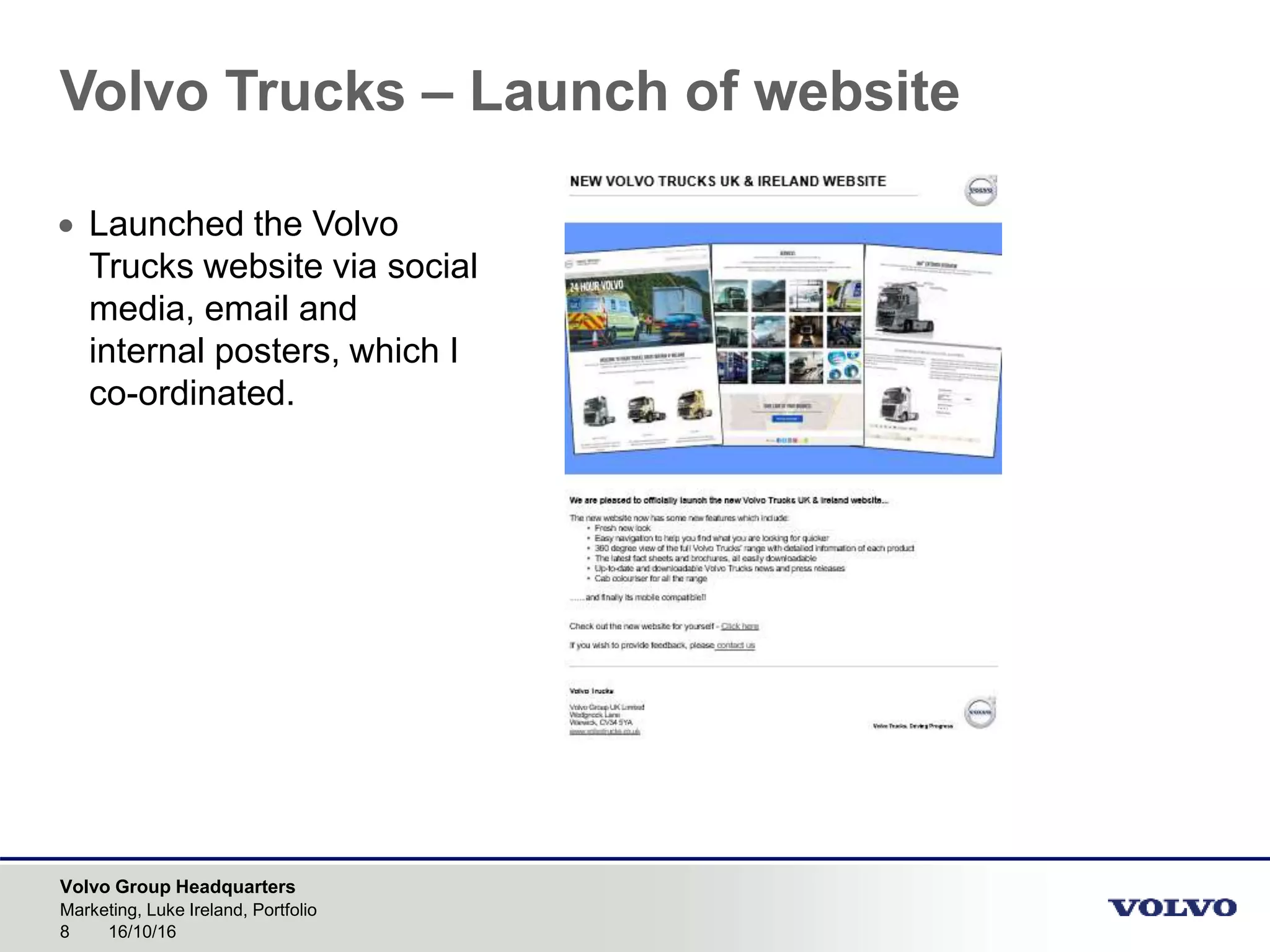 Volvo Group Portfolio | PPTX