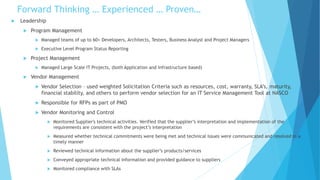 Dwayne Cole - Director Program Managment | PPT