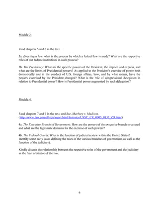 Syllabus American Politics (PDF) | PDF