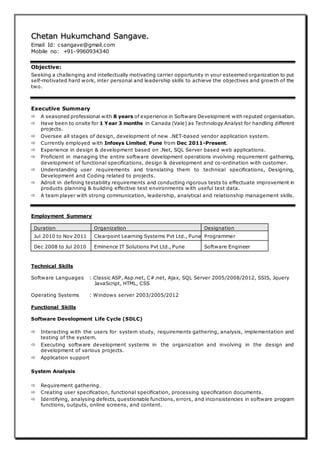 Chetan_NewUpdatedResume | DOCX