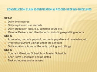 Contracts & Claims Management Workshop (Session-1) | PPTX