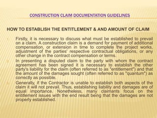 Contracts & Claims Management Workshop (Session-1) | PPTX