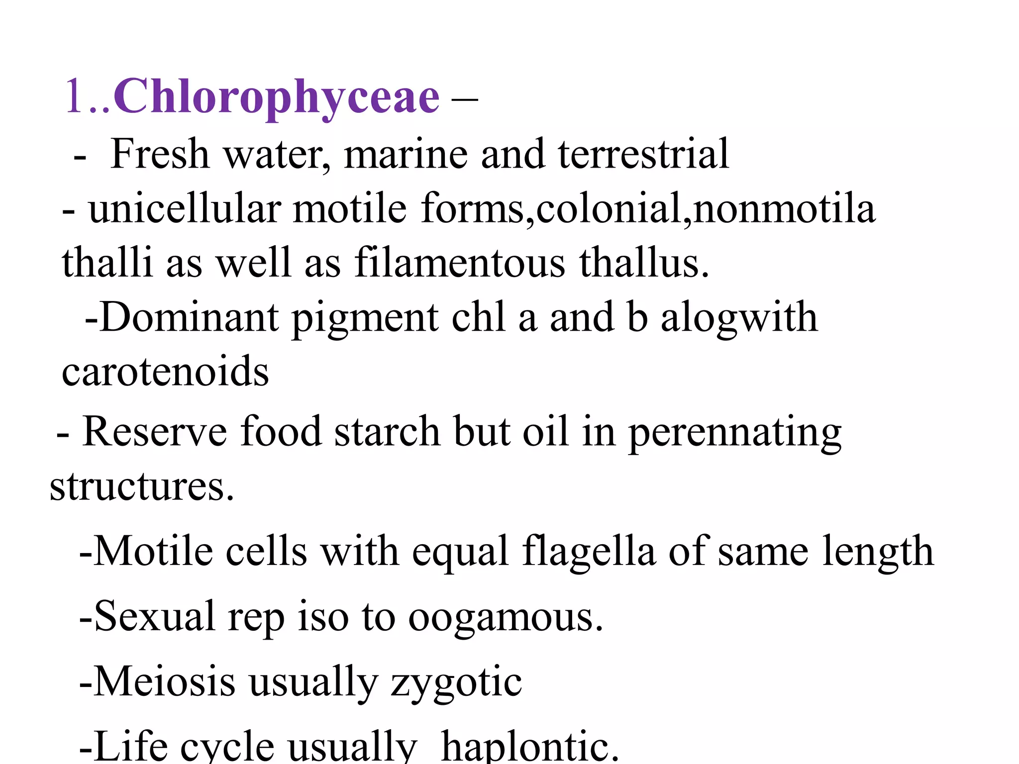 Classification of Algae | PPT