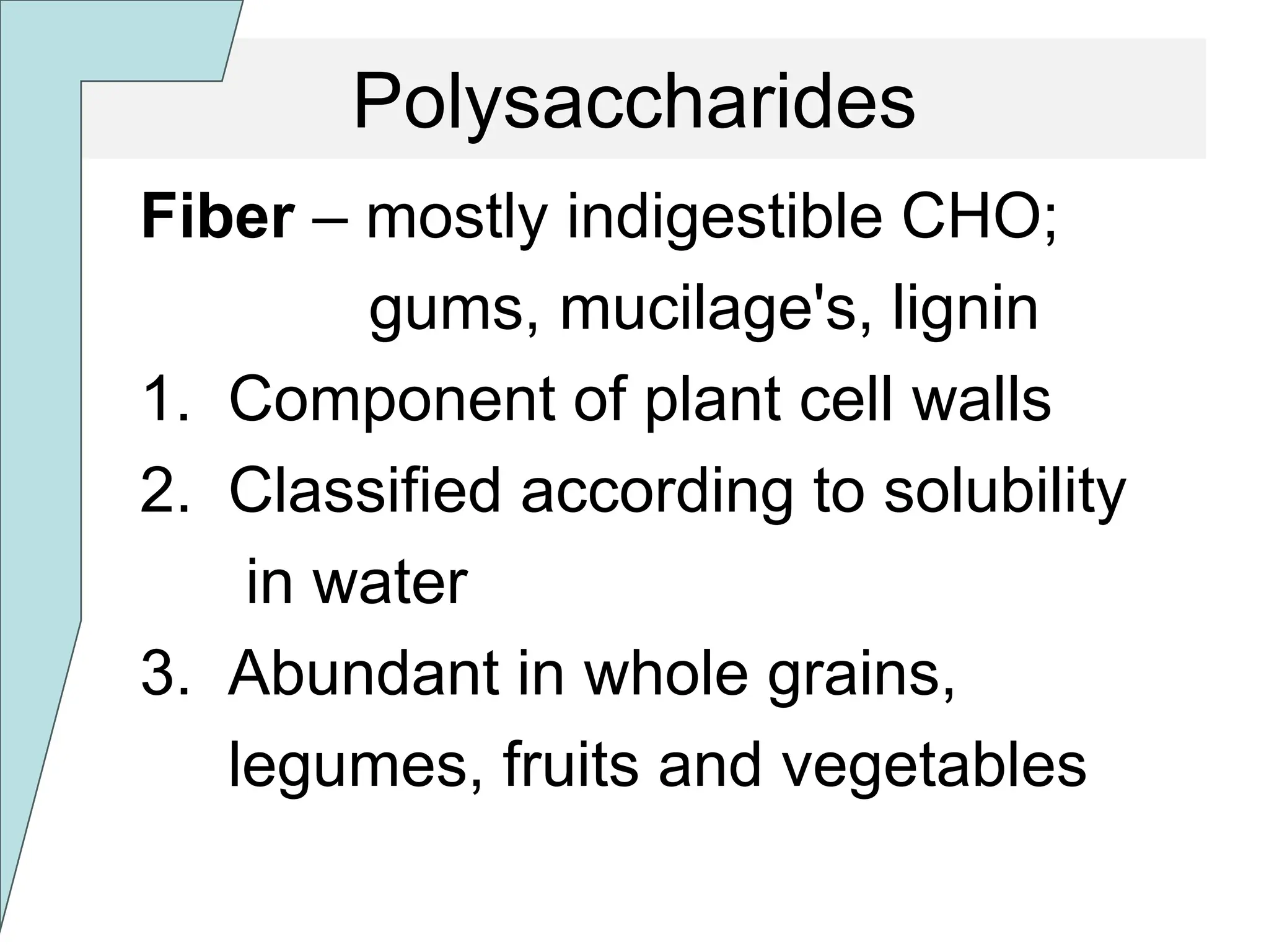 Presentation about carbohydrates sugars and starch | PPT