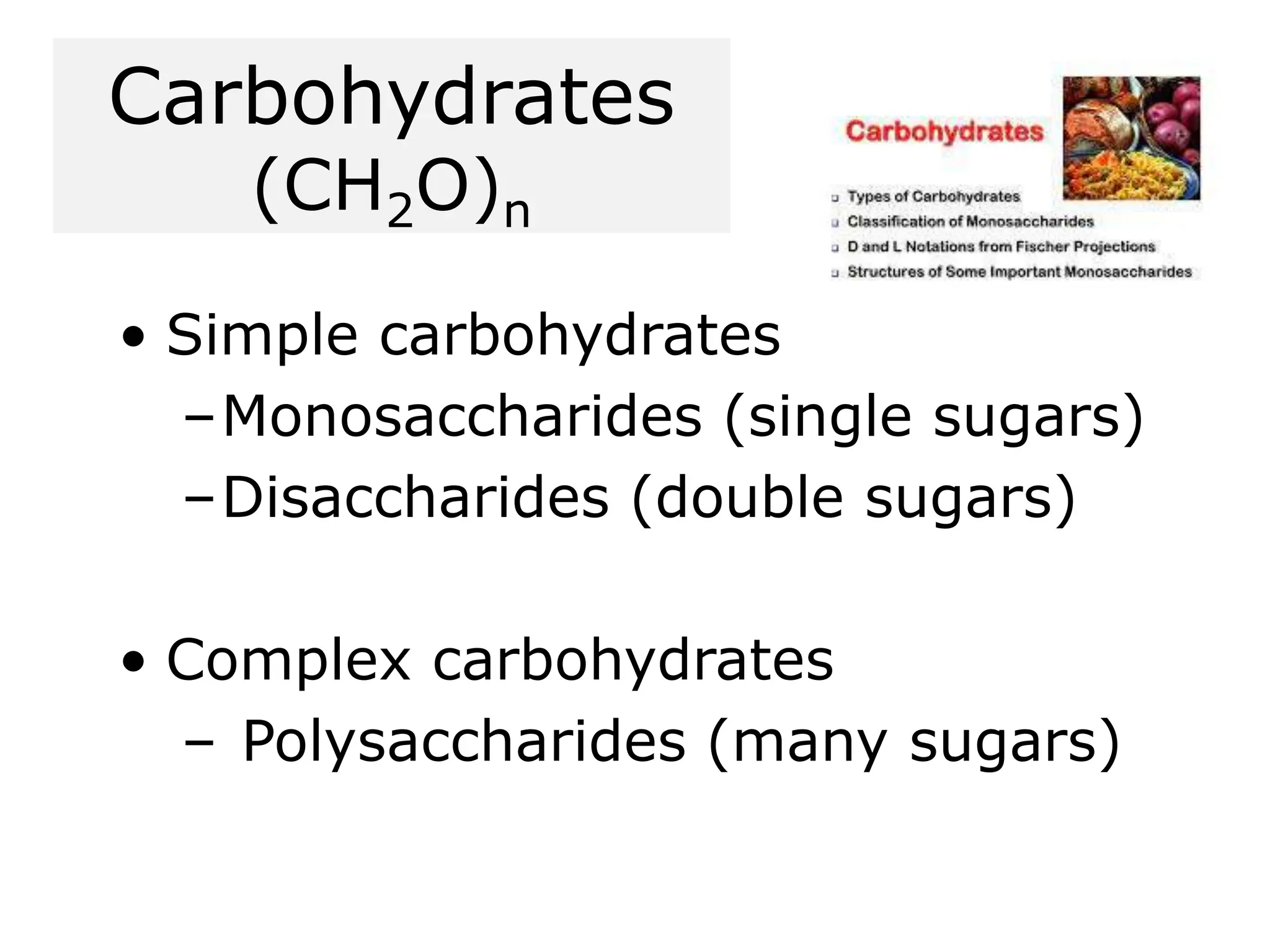 Presentation about carbohydrates sugars and starch | PPT