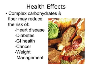 Presentation about carbohydrates sugars and starch | PPT