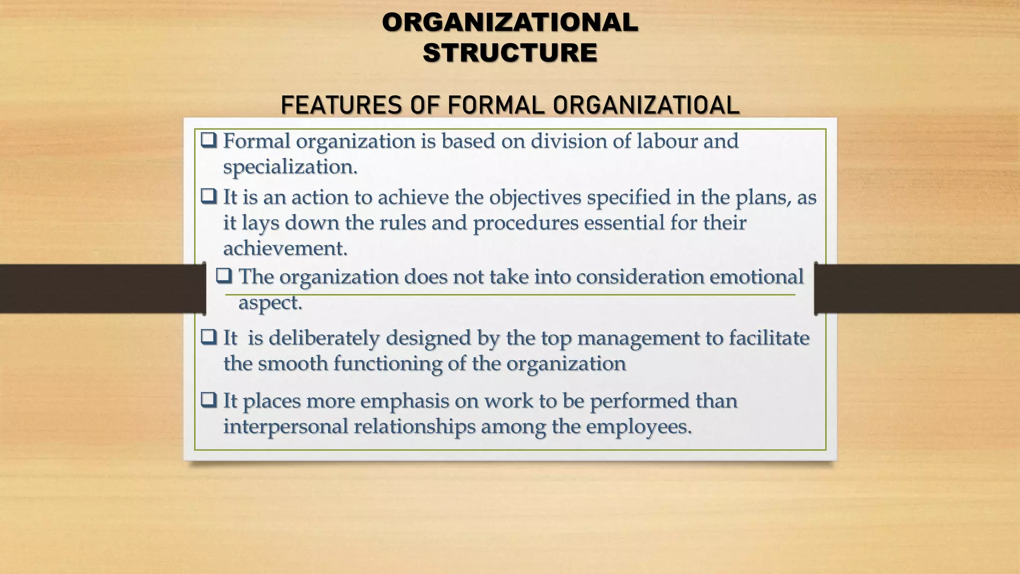 Organizational structure and its Culture | PDF