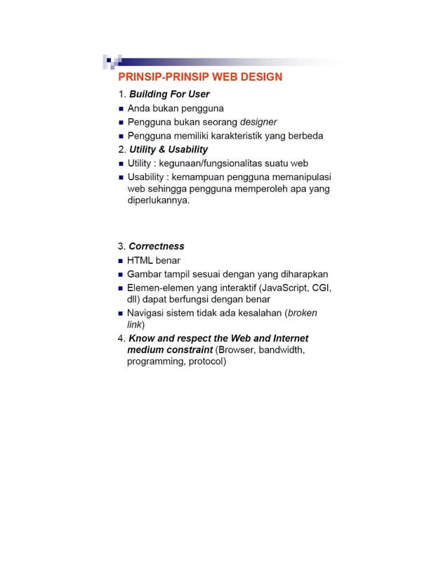 999 pertemuan7(prinsip perancangan web) | PDF