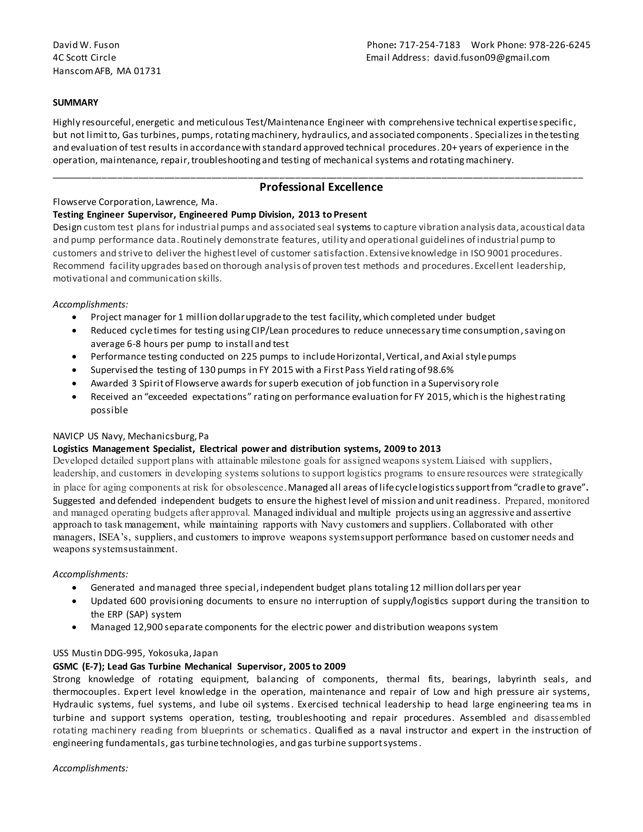 Dfuson Resume log | DOCX