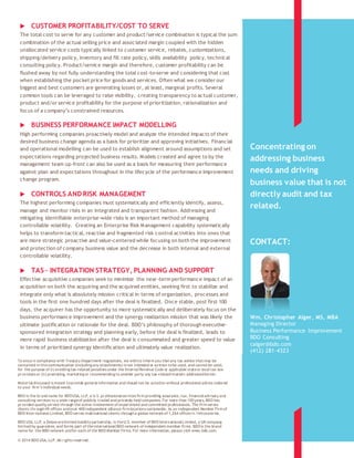 Business Performance Improvement - Alger | DOCX