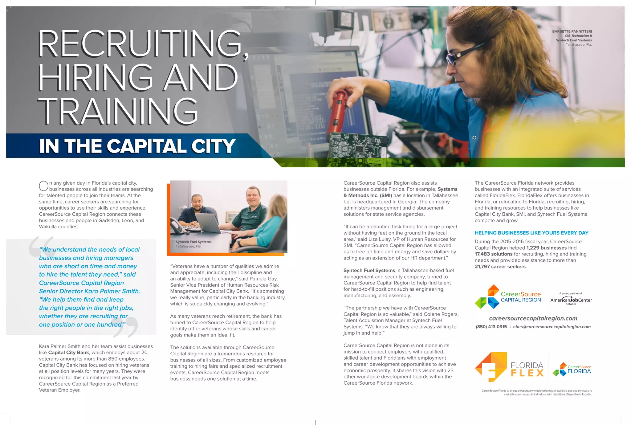 Syntech Systems featured in Florida Trend | PDF