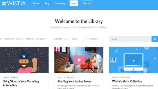 99 Amazing Content Marketing Hub Examples | PPT