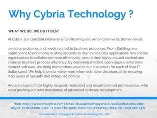 Presentation - Cybria | PDF