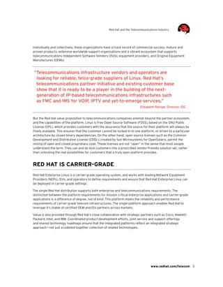 Red Hat - Telco | PDF