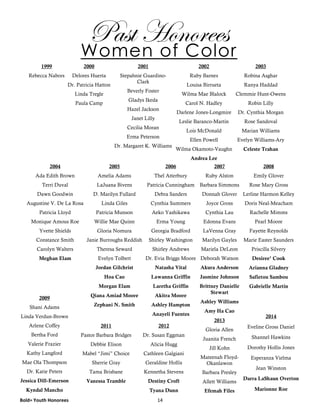 Man About Town - Woman of Color Souvenir Booklet | PDF